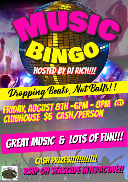 Copy of Disco Bingo | PosterMyWall
