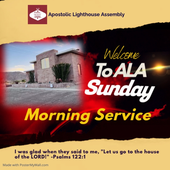 Welcome to Sunday Morning Service September 3rd | PosterMyWall
