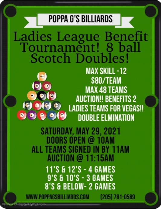 Copy of Pool Tournament Flyer | PosterMyWall