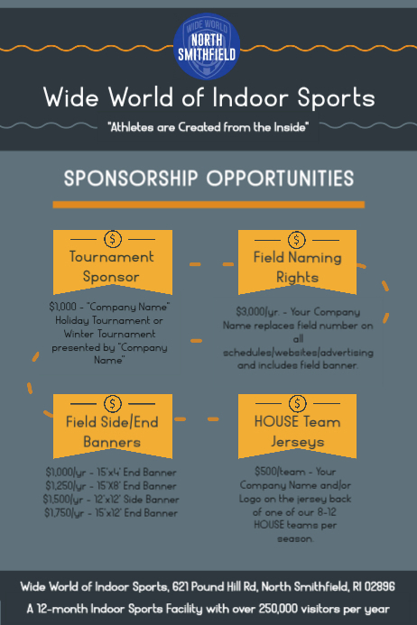 Grey Event Sponsorship Program Poster | PosterMyWall