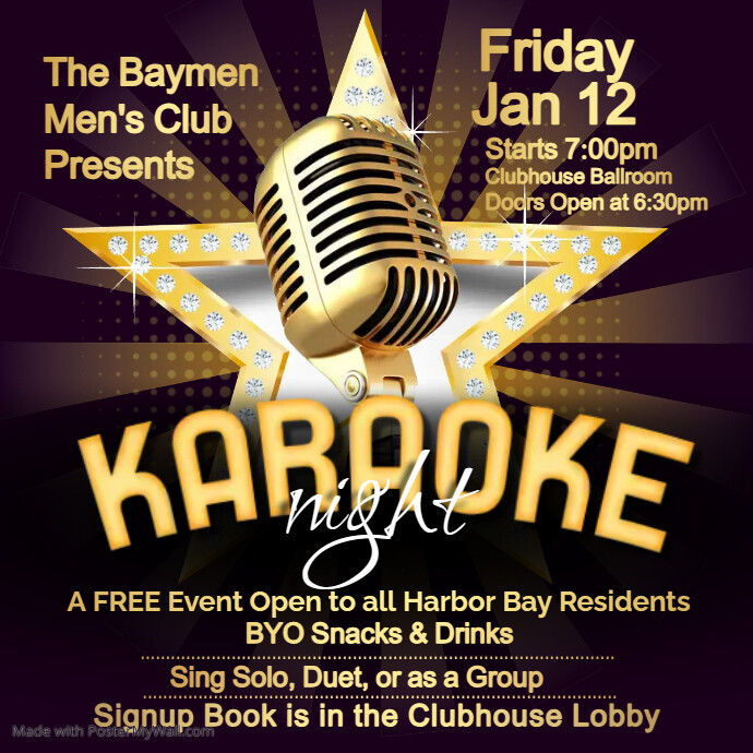 karaoke night | PosterMyWall