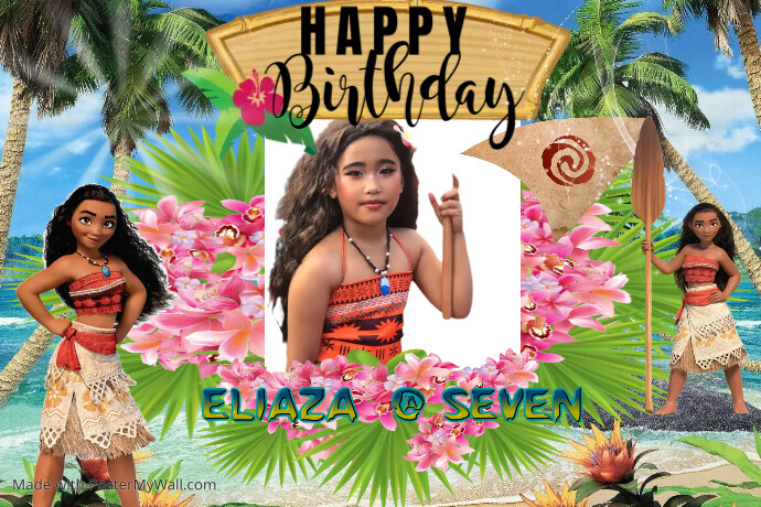 Moana Birthday | PosterMyWall