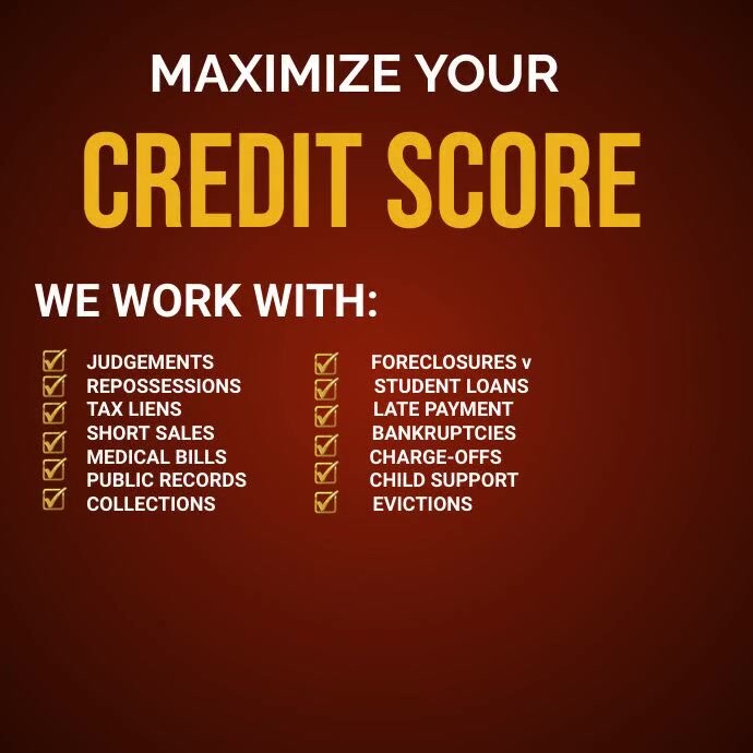 credit restoration flyer | PosterMyWall