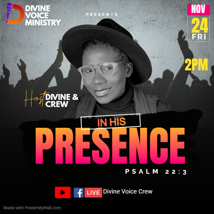 Divine Voice | PosterMyWall