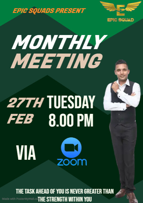 Meet & Greet Flyer Template | PosterMyWall