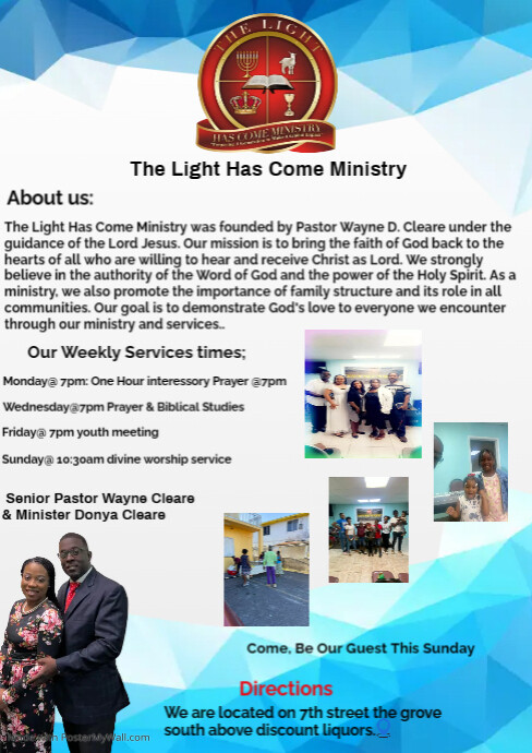 CHURCH LETTER TEMPLATE | PosterMyWall