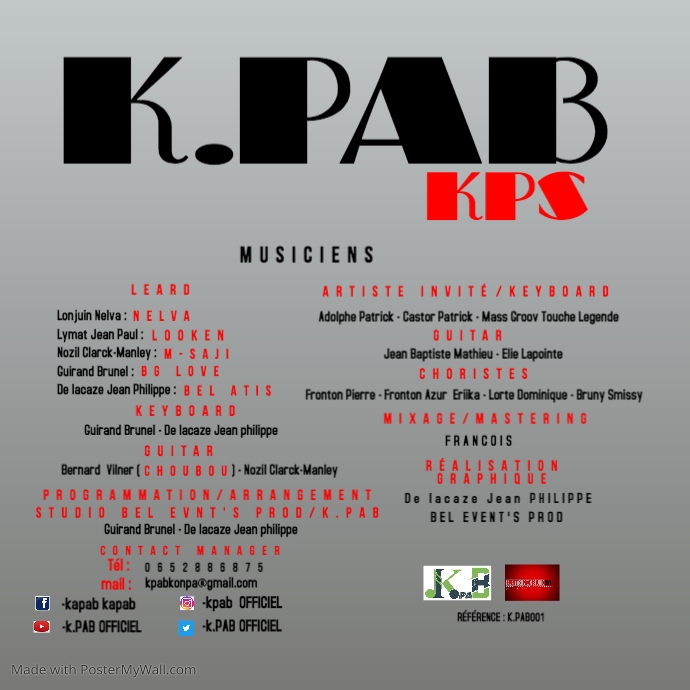 Copie de Copie de Red Mixtape Tracklist CD Cover | PosterMyWall