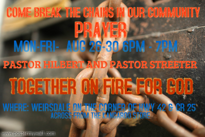 Copy of BREAK EVERY CHAIN | PosterMyWall