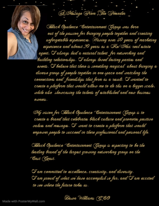 Copy of Message from Founder Flyer | PosterMyWall