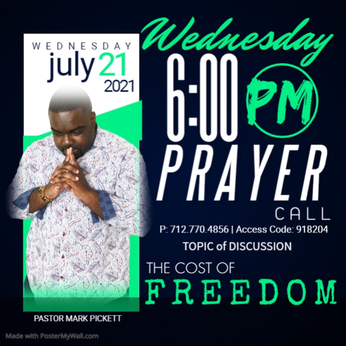 Copy of Copy of 6AM PRAYER | PosterMyWall