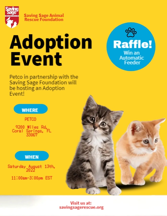 Petco Coral Springs Adoption Event | PosterMyWall