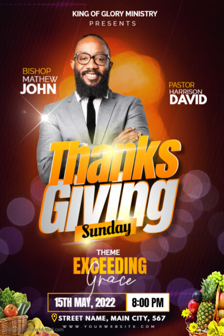 thanksgiving sunday | PosterMyWall