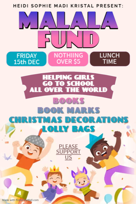 CHILDREN KIDS FUN DAY EVENT PSOTER | PosterMyWall