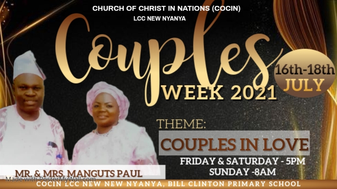 Copy of CHURCH MARRIAGE SEMINAR TEMPLATE | PosterMyWall