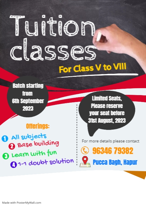 Copy of English Tutoring Flyer | PosterMyWall