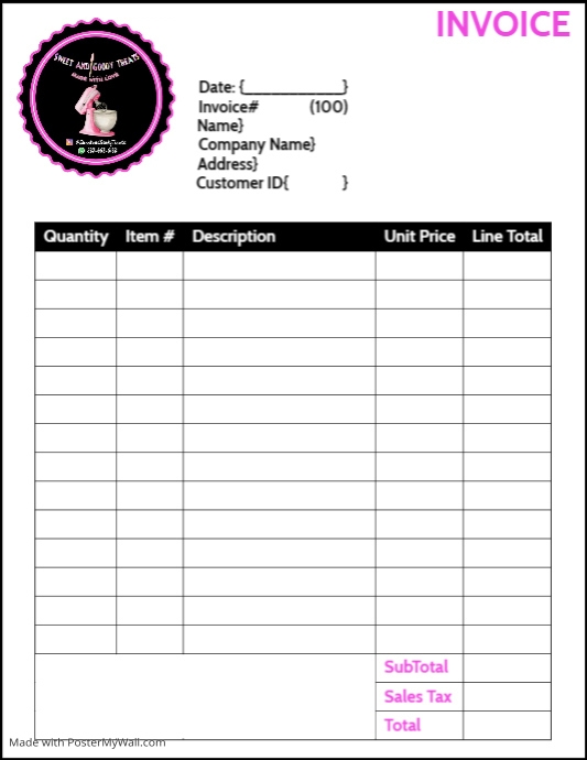 Credit Memo Invoice Template | PosterMyWall