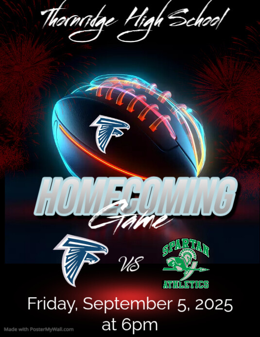 Copy of TR Homecoming Football Game flyer | PosterMyWall