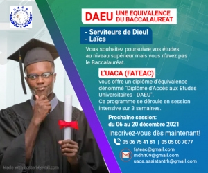 Copy of UACA - INFOS - DAEU | PosterMyWall