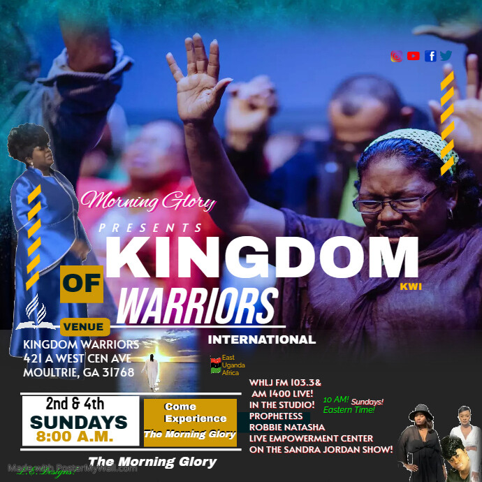 Kingdom Warriors International Ministries | PosterMyWall