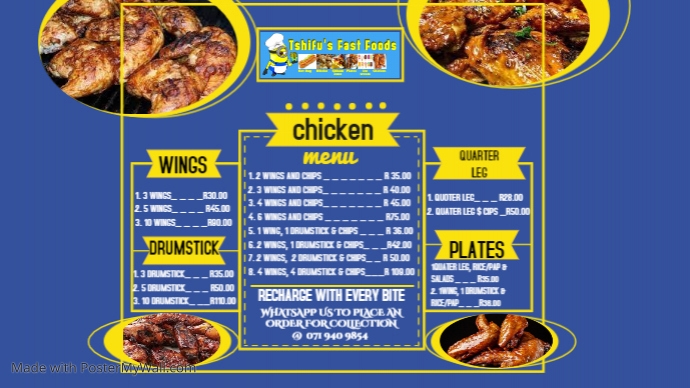 Copy of Modern Menu | PosterMyWall