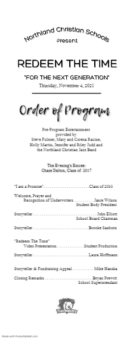 Copy of Program | PosterMyWall