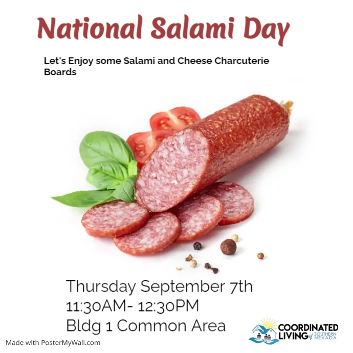 national salami day | PosterMyWall