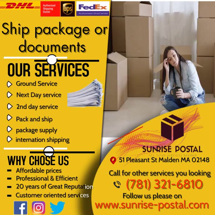 move mail express and haulage flyer | PosterMyWall