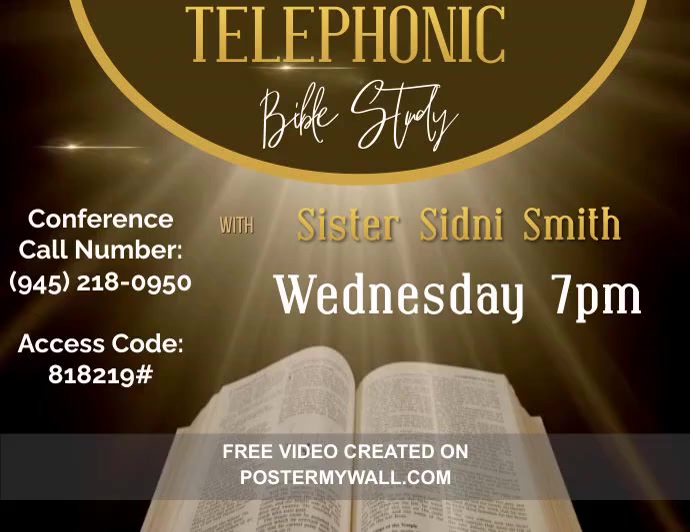 virtual bible study ad template (4) | PosterMyWall