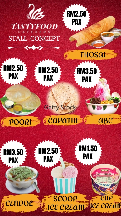 Food Menu Best Selling | PosterMyWall