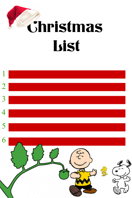 Copy of Christmas List | PosterMyWall