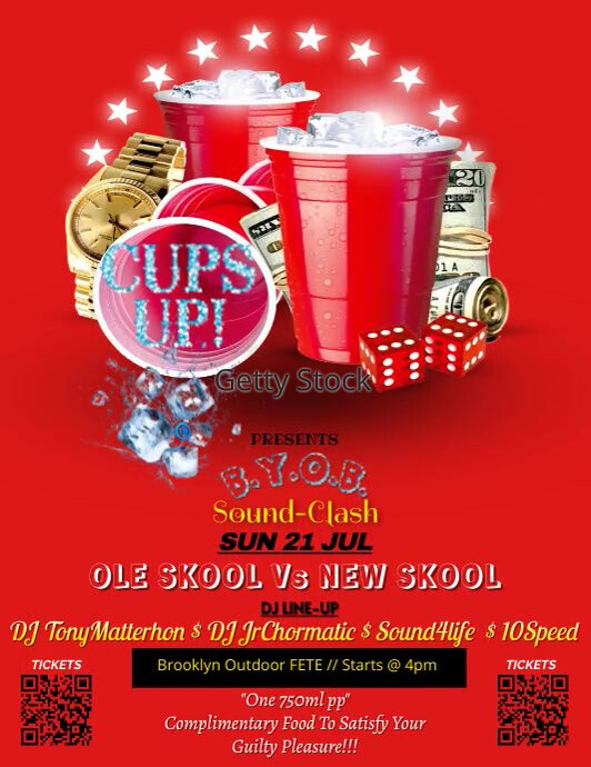 BLE/CUPS-UP! | PosterMyWall