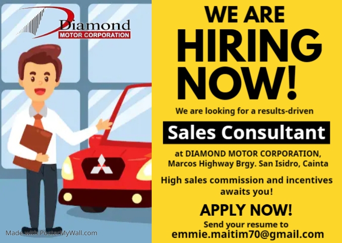 We Are Hiring Postcard | PosterMyWall