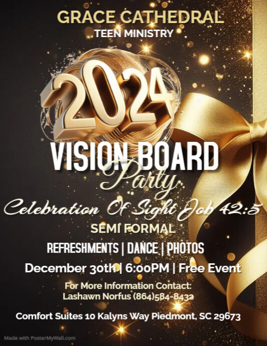 Copy of 2024 NEW YEAR PARTY FLYER | PosterMyWall