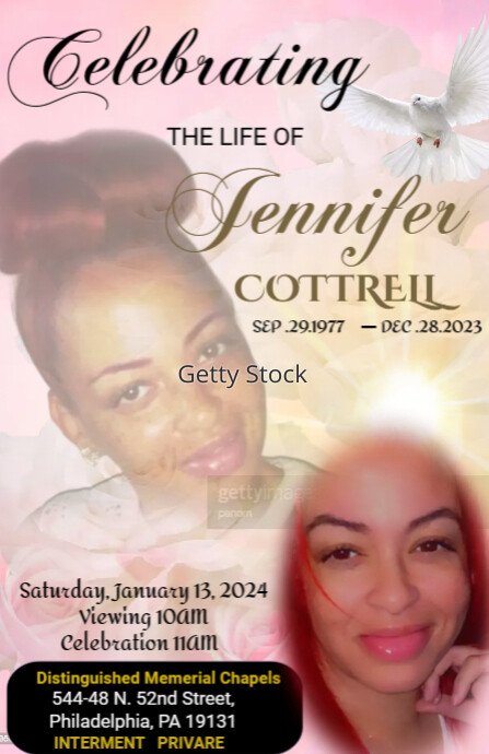 Funeral Program Template golden design (2) | PosterMyWall