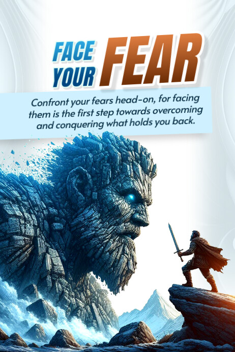 Fear Template | PosterMyWall