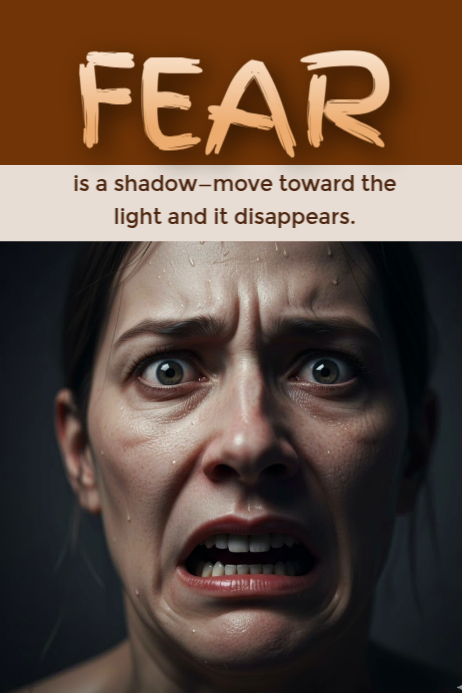 Modèle Fear not | PosterMyWall