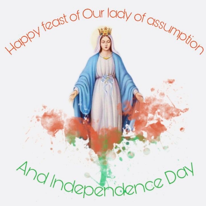 Feast of the Assumption template design | PosterMyWall