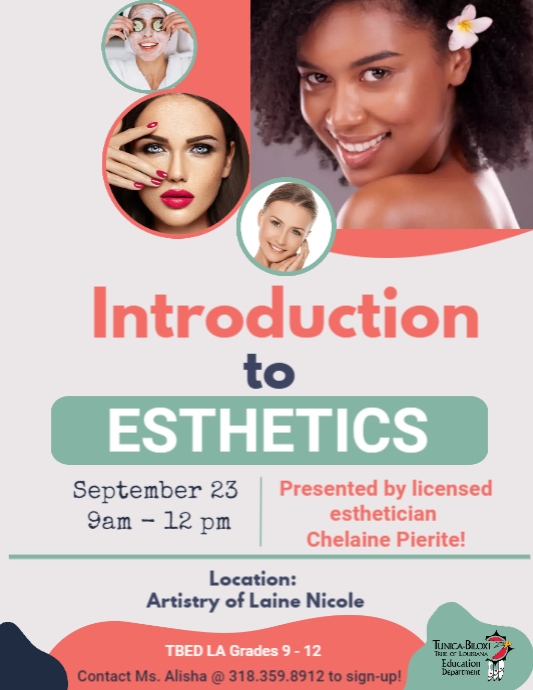 Intro to Esthetics Flyer | PosterMyWall