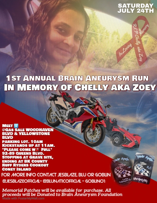 Copy of Copy of motorcycle run rally flyer template | PosterMyWall