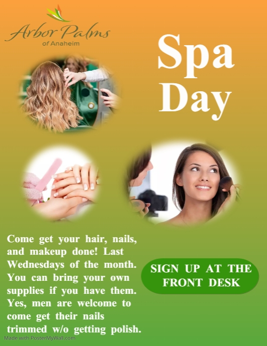 Spa Day Flyer | PosterMyWall