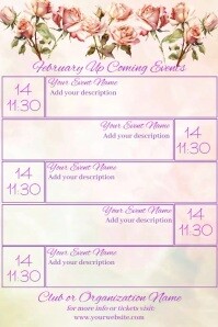 February Calendar by Paula Template | PosterMyWall