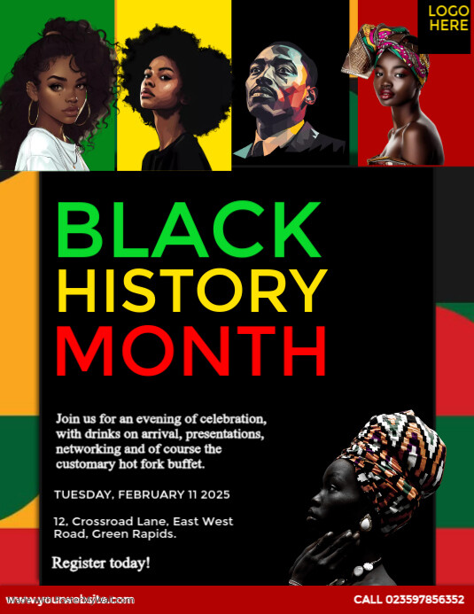Copy of February is Black History Month Flyer | PosterMyWall