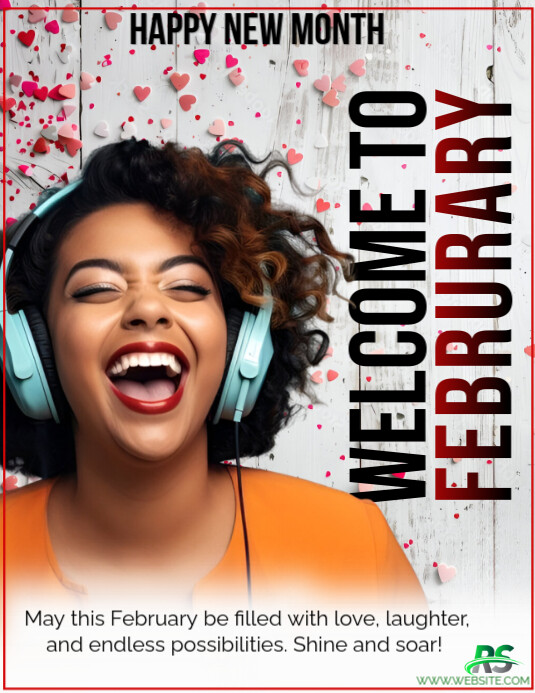 february new month flyer Template | PosterMyWall