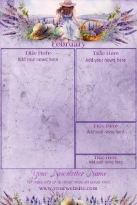 February Newsletter by Paula Template | PosterMyWall