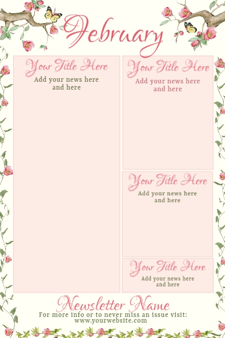 February Newsletter Template | PosterMyWall