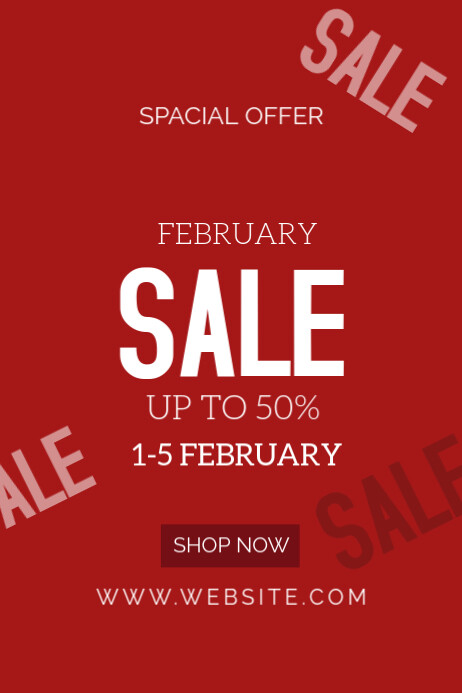Copy of FEBRUARY SALE | PosterMyWall