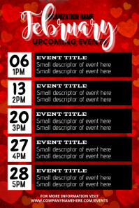 February Upcoming Event Flyer Template | PosterMyWall