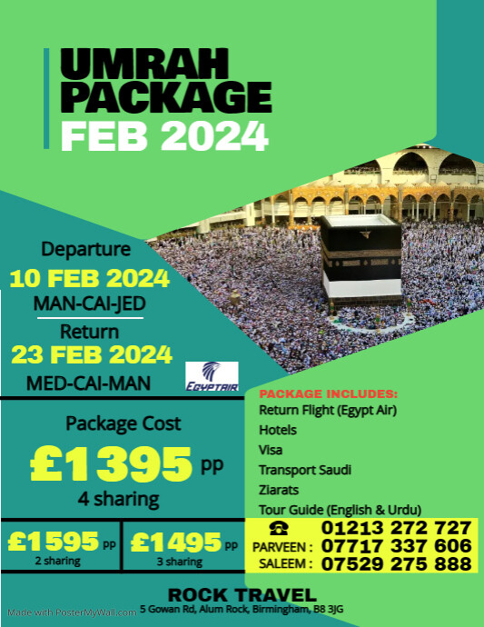 Umrah Package flyer Poster (2) | PosterMyWall