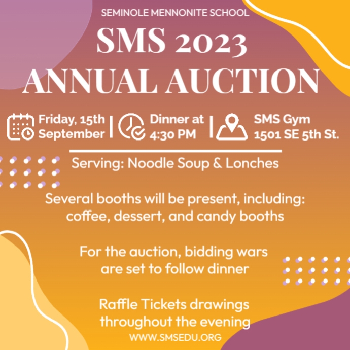SMS 2023 Auction | PosterMyWall