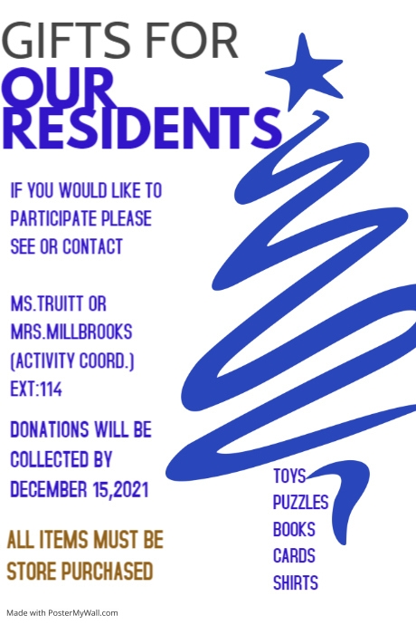 Copy of Christmas Giving Tree Flyer Template | PosterMyWall